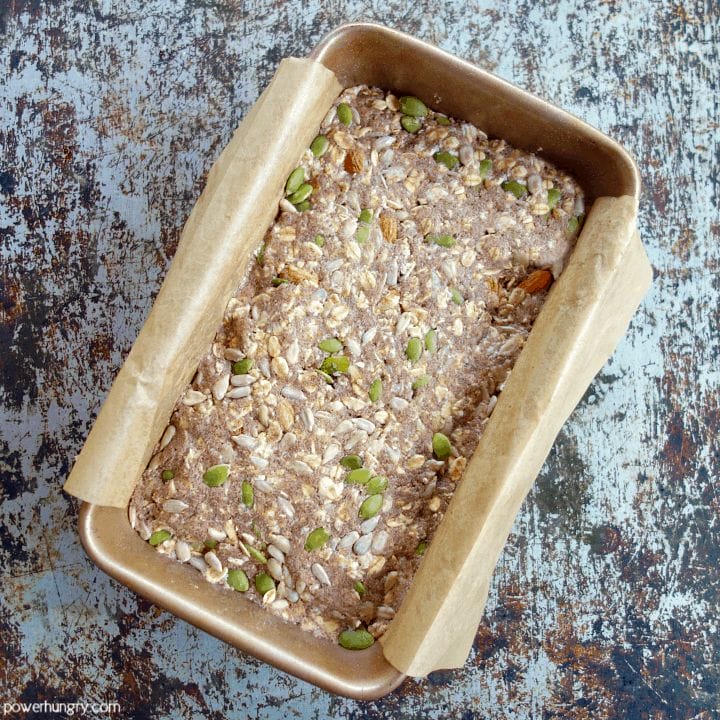 4-Ingredient Vegan Power Bread {oil-free, GF} | powerhungry®