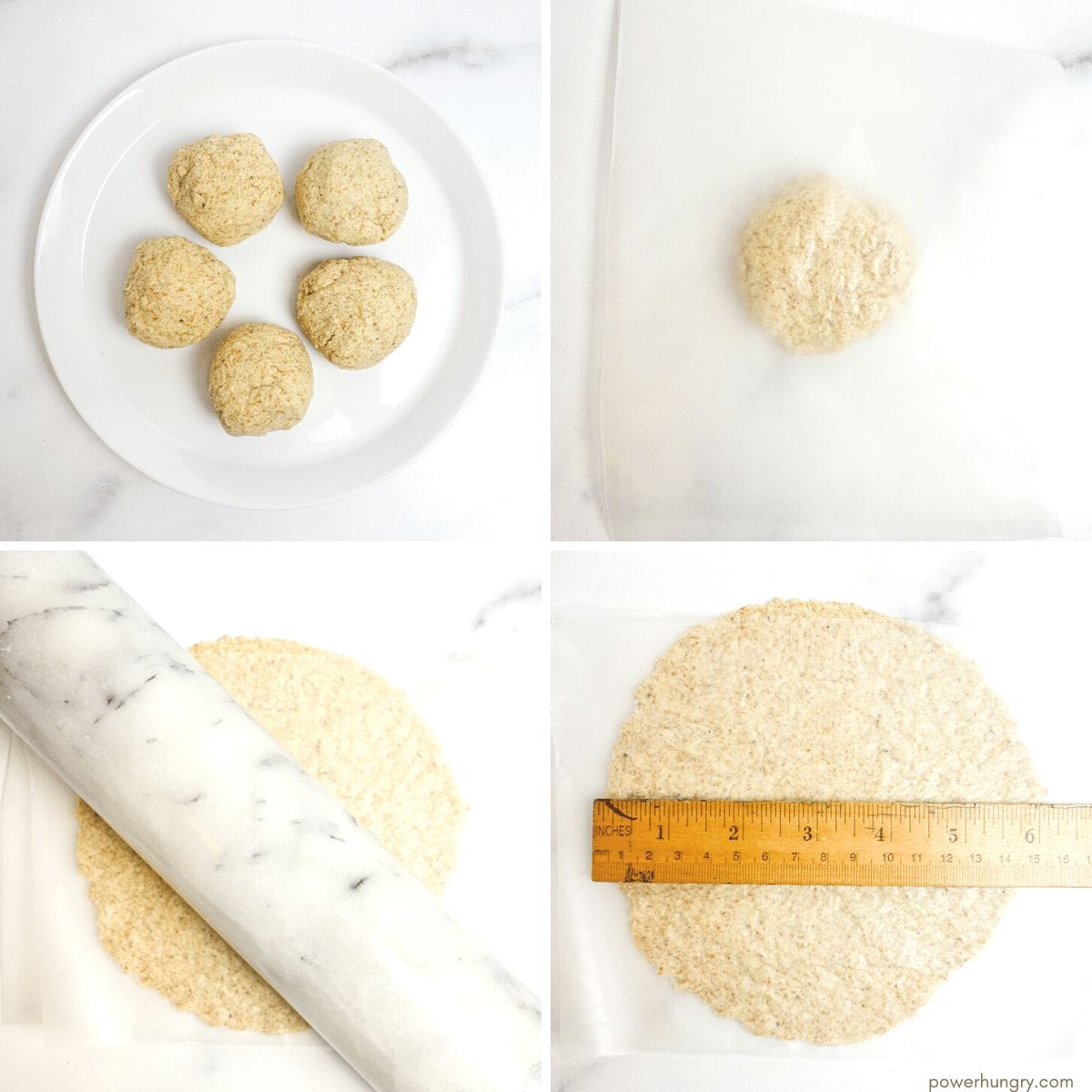 Easy Millet Flax Tortillas (V, GF, Oil-Free) | powerhungry®